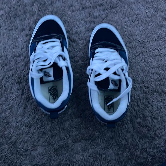 Vans | Shoes | Chunky Vans Blue And White | Poshmark